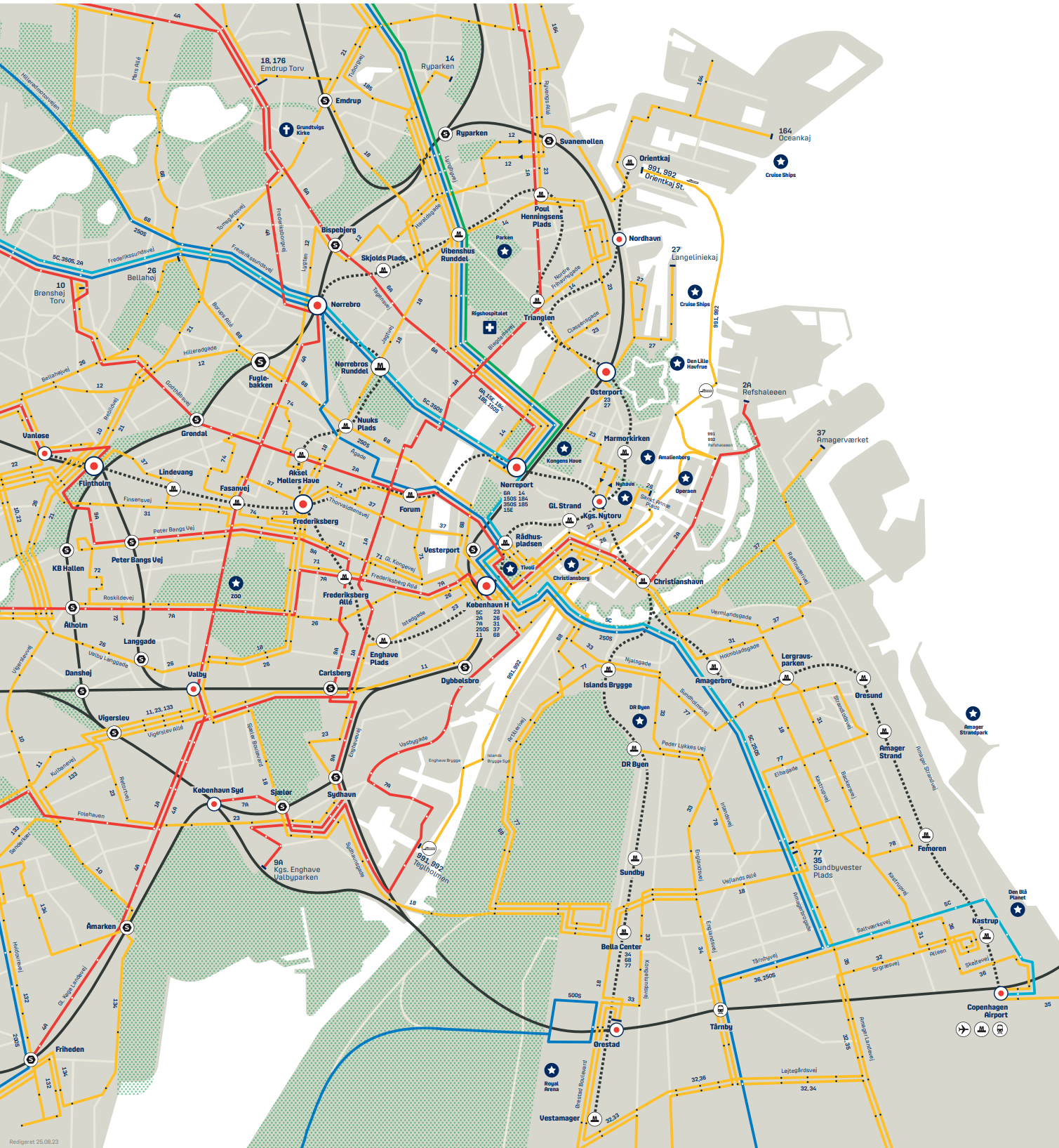 Zone og linjekort - Find rundt med bus og tog | Få styr på zonerne