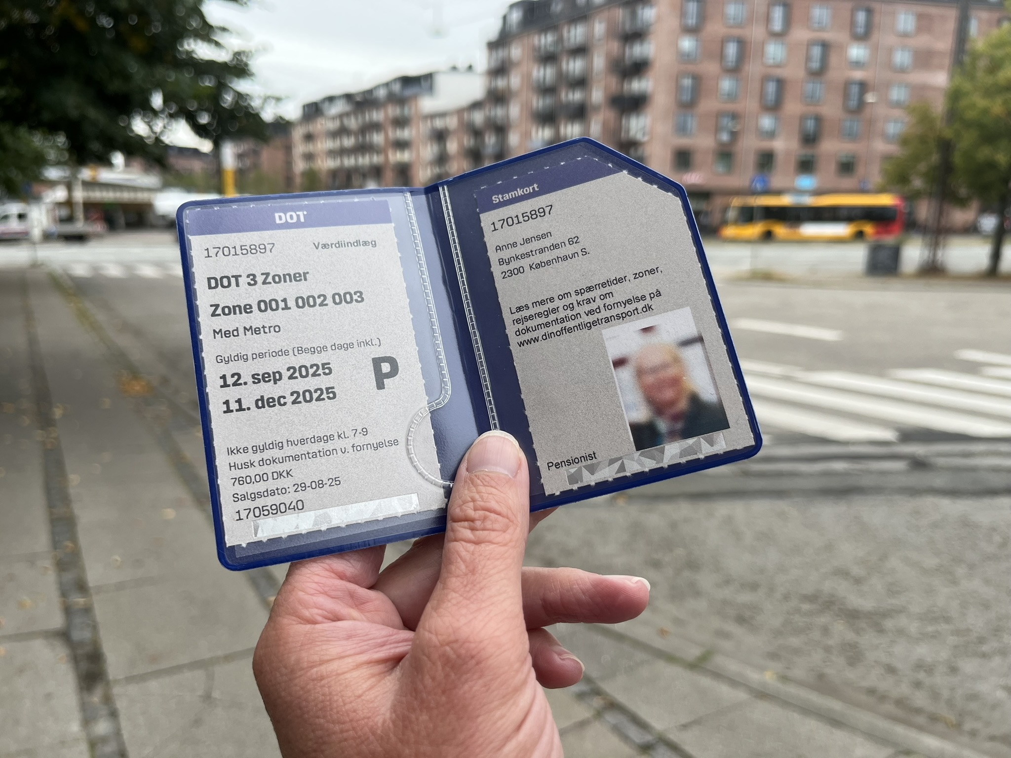 Pensioner card