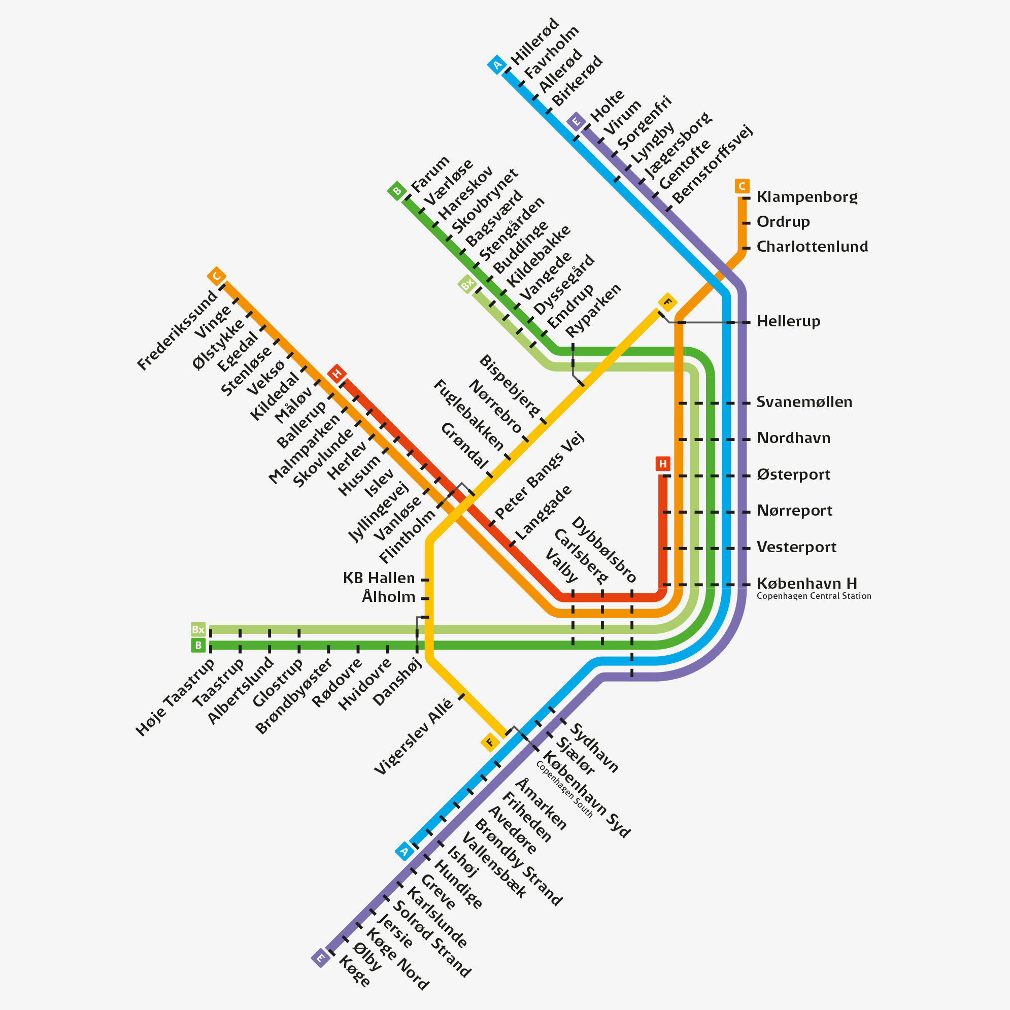 Zone og linjekort - Find rundt med bus og tog | Få styr på zonerne