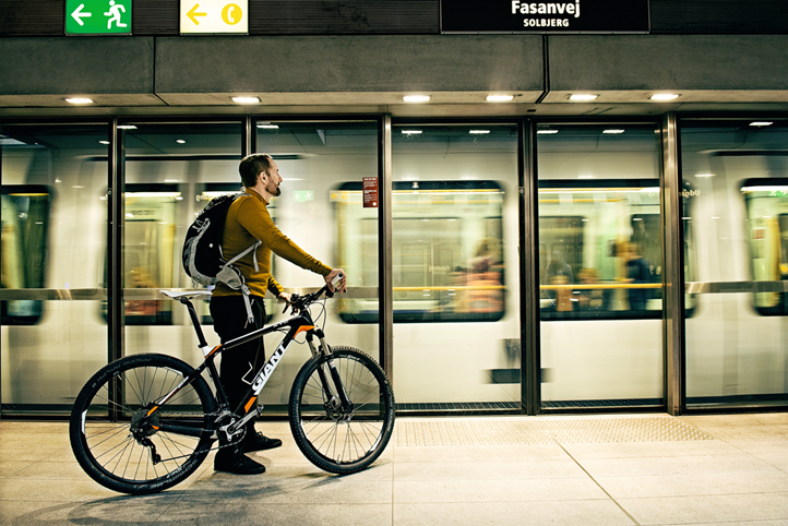 Cykel i bus, tog eller metro